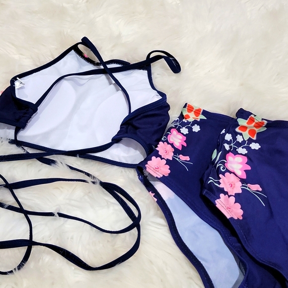 Hazel Moon | Swim | New 2pc Swimsuit High Waist Full Coverage Bottom ...